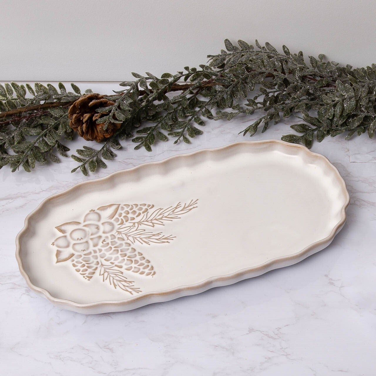 Winter Woodland Serving Platter