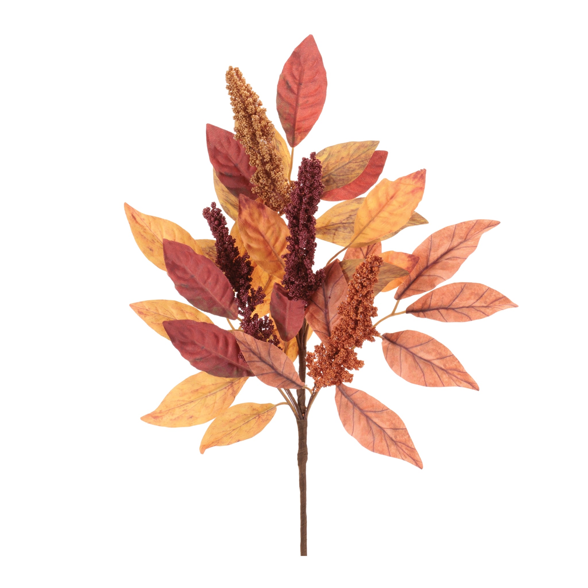 Fall Leaf Spray 20”H Polyester