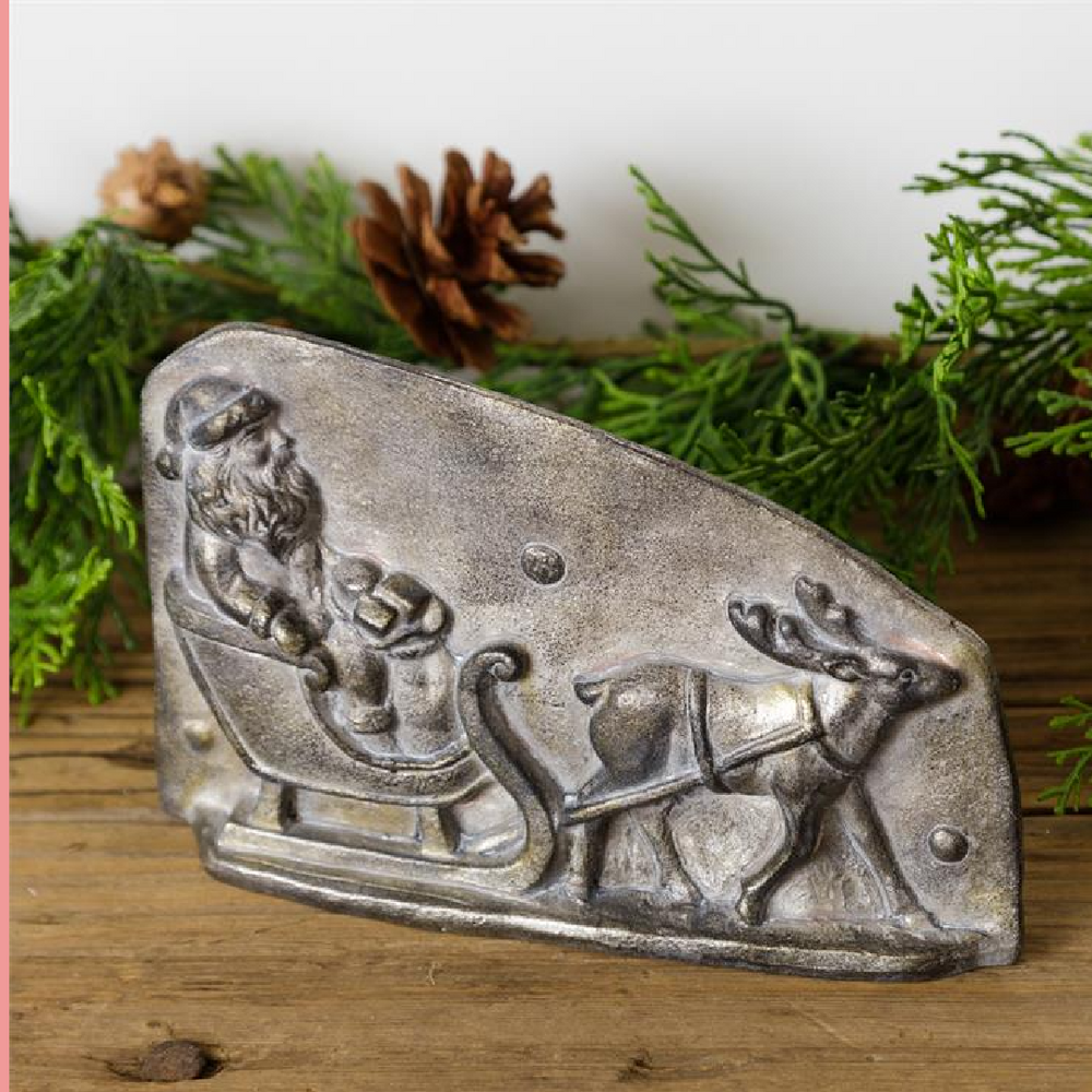 Santa with Sleigh Mold