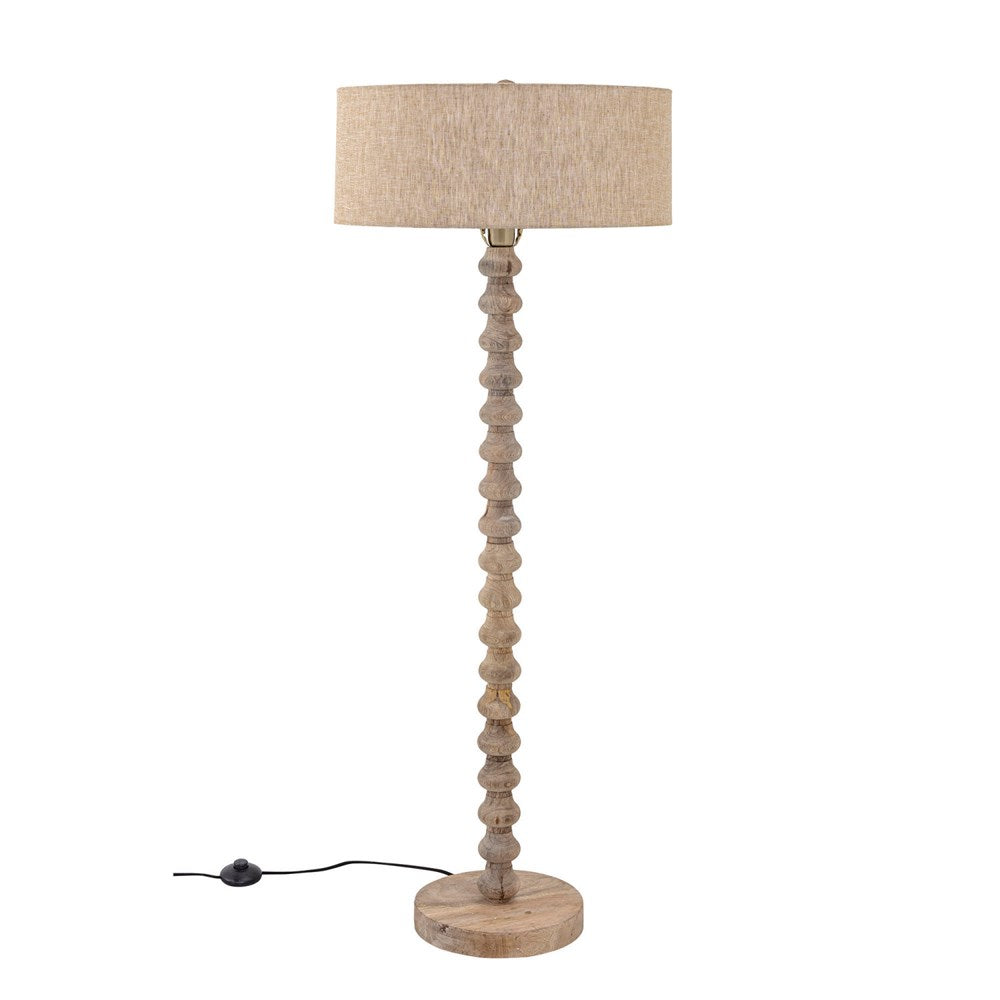Mango Wood Floor Lamp